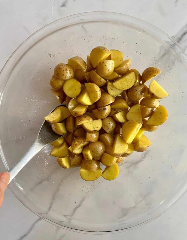Roasted Mini Potatoes - Healthy Mom Healthy Family