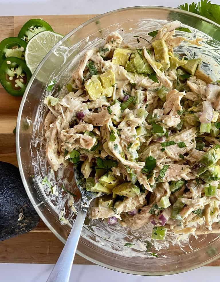 Guacamole Chicken Salad - Healthy Mom Healthy Family